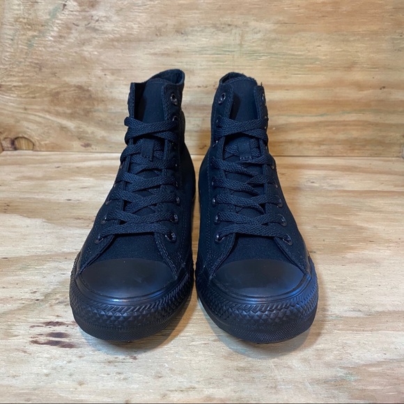 Converse | Shoes | Converse Triple Black High Top Sneakers | Poshmark